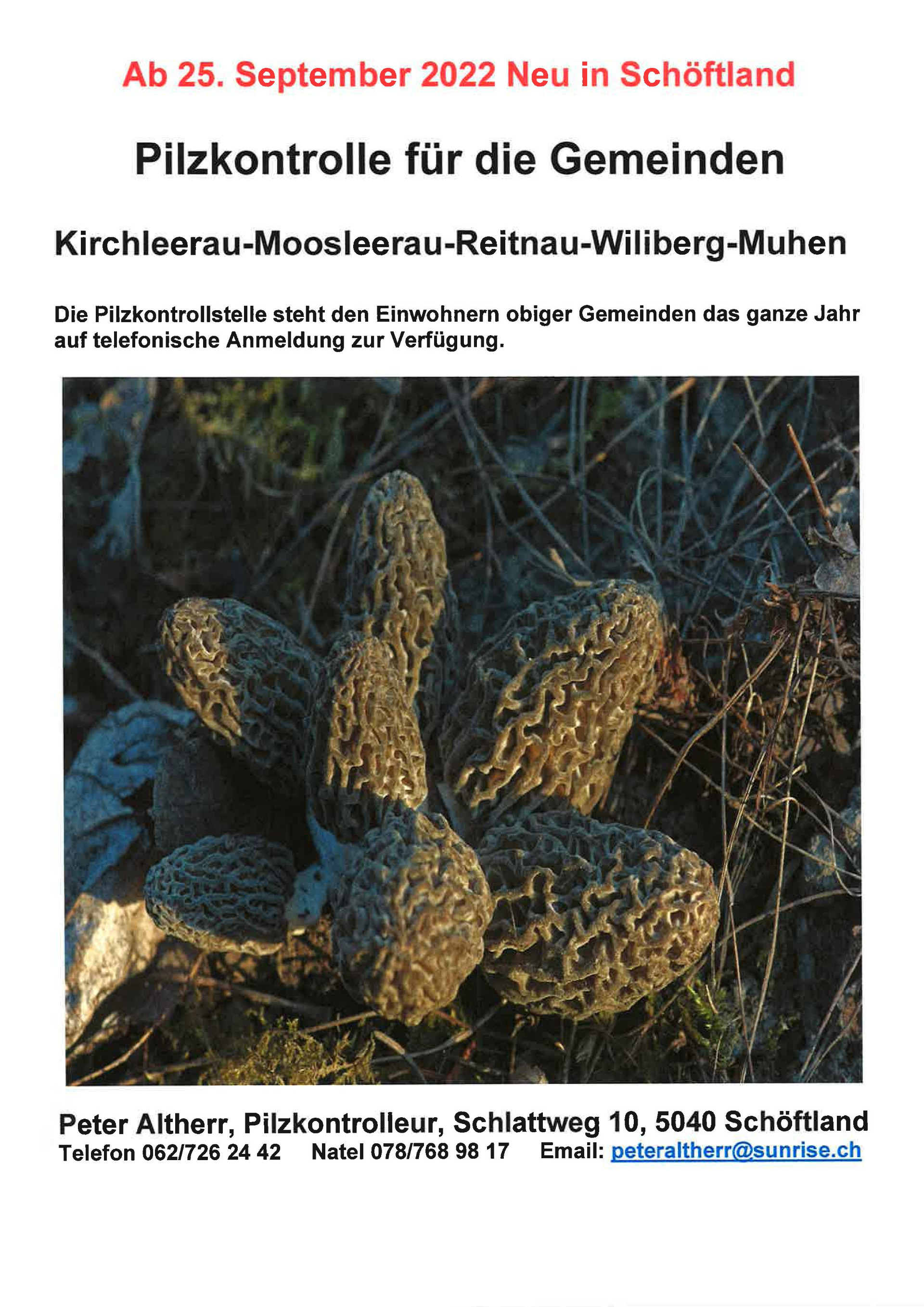 Gemeindeverwaltung Reitnau - naturnah und zentral wohnen